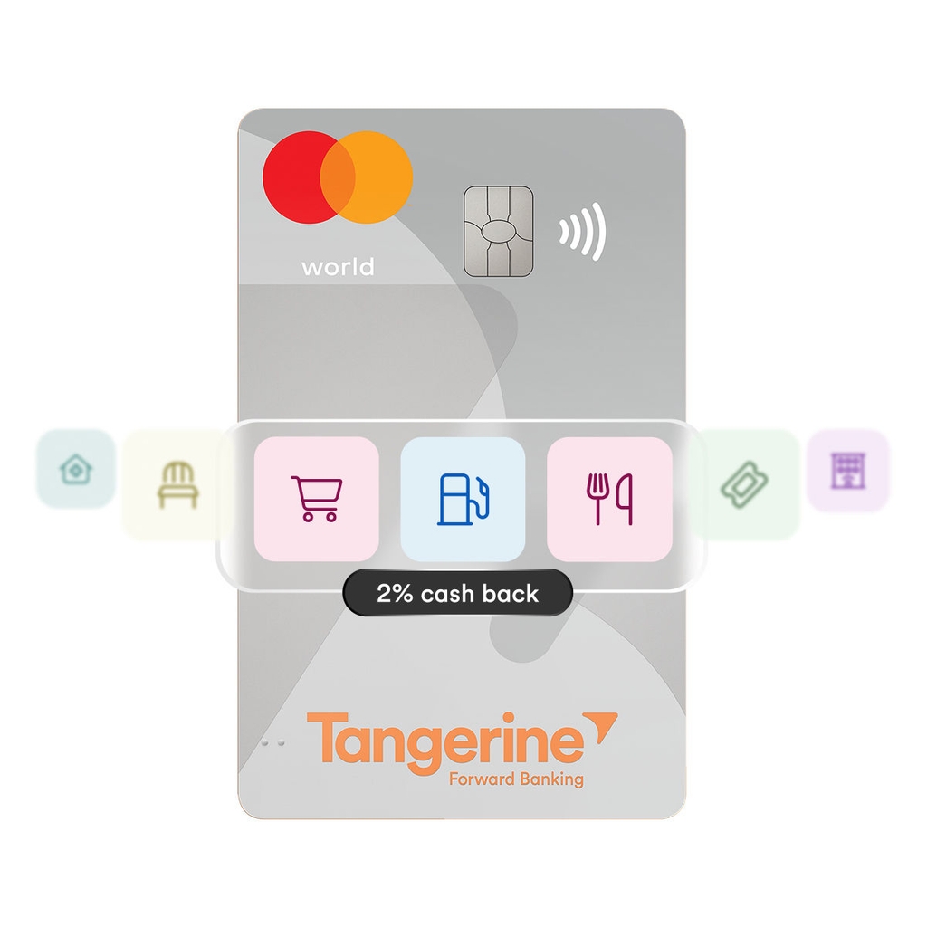 World Mastercard®: Cash Back Rewards Credit Card¹⁰ | Tangerine