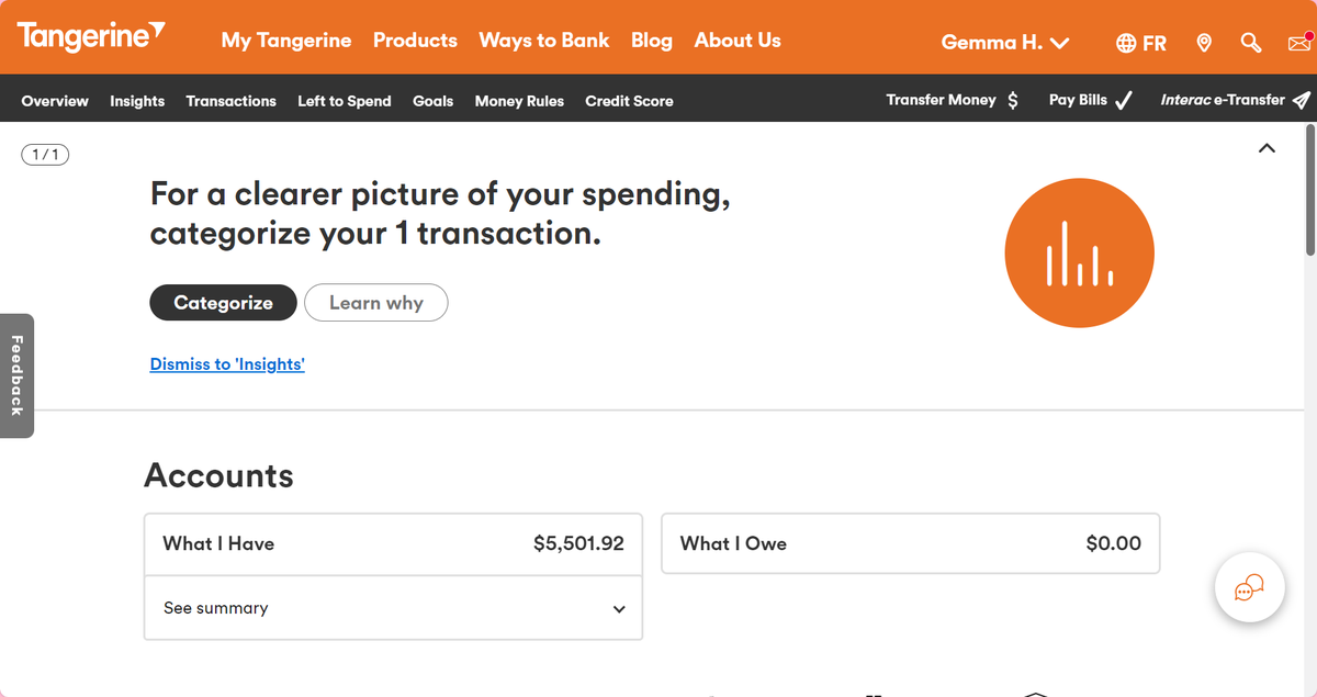 How to add a new Interac contact and send money by Interac e-transfer? | Tangerine